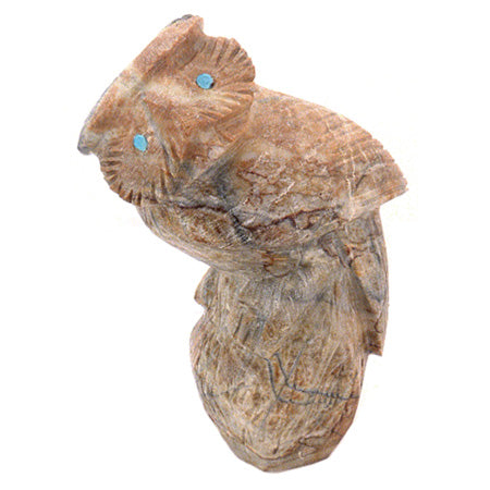 Picasso Marble Bird, Horned Owl by Michael Coble – Sunshine Studio