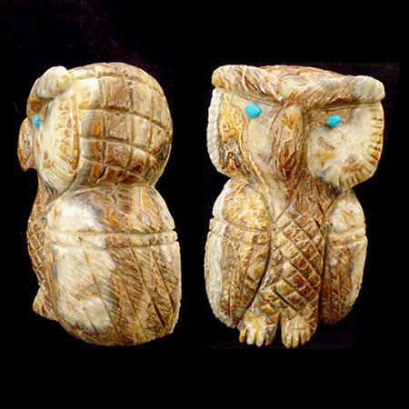 Onyx Bird, Horned Owl by Jonas Hustito – Sunshine Studio
