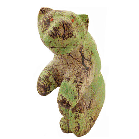 Faustite Mountain Lion by Loren Tsalabutie - Zuni Fetish – Sunshine Studio