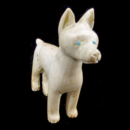 Picasso Marble Dog, Doberman Pinscher by Cody Nastacio - Zuni Fetish ...