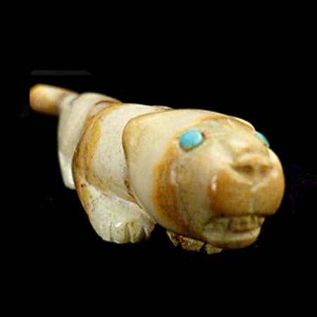 Marble Mountain Lion by Cody Nastacio - Zuni Fetish – Sunshine Studio