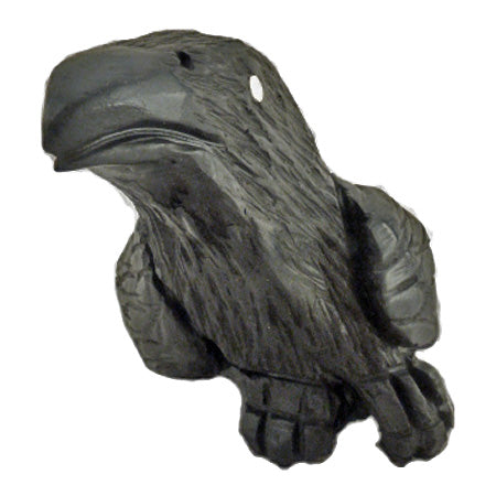 Jet Bird, Raven by Rochelle Quam - Zuni Fetish – Sunshine Studio