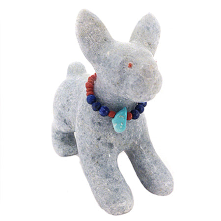 Aqua Blue Marble Rabbit by Loren Tsalabutie – Sunshine Studio