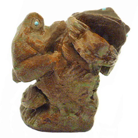 Number Eight Mine Turquoise Frogs by Eric Martinez – Sunshine Studio